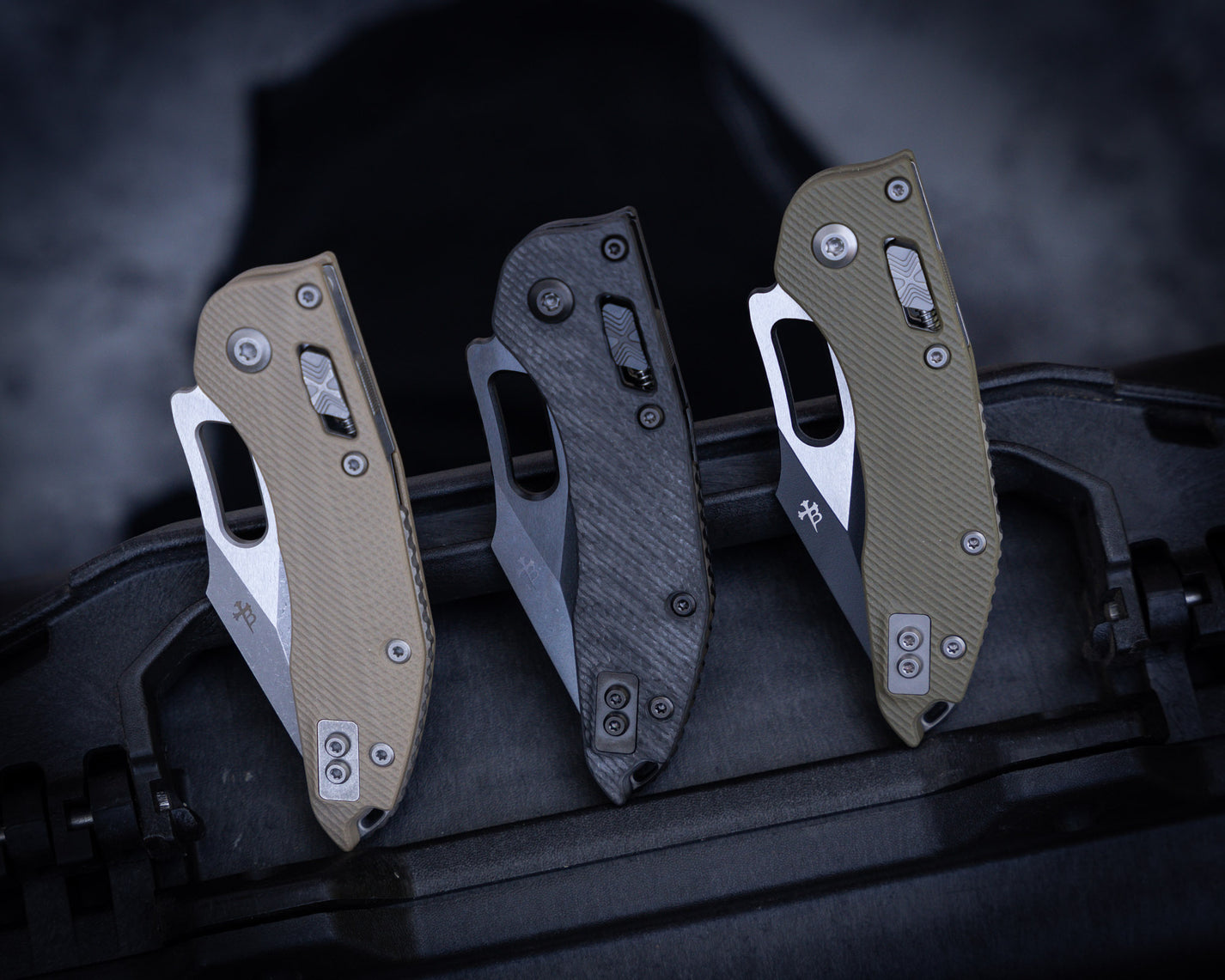 Borka Blades - SB1 Black PVD Blade w/ Carbon Fiber Handle and Kydex ...